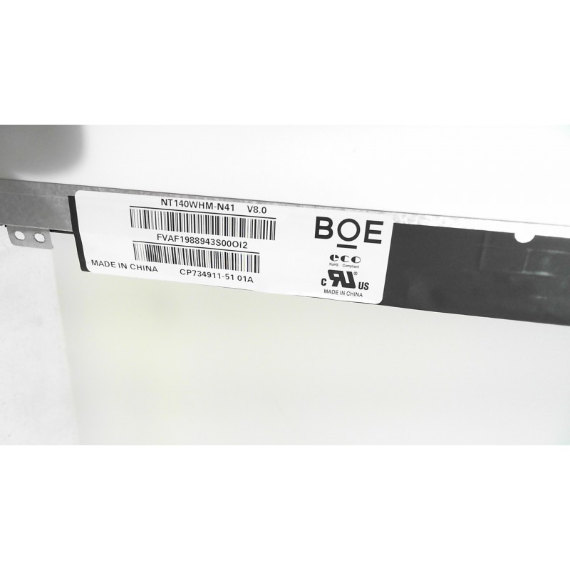 nt140whm-n41 BOE LED panel v8.0 eL11037 za6i