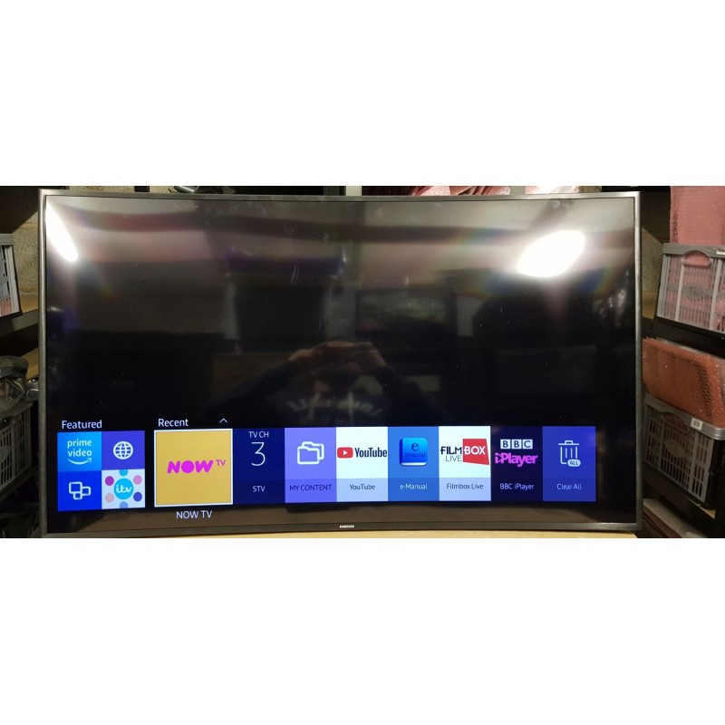 Samsung Curve TV 55" UE55JU6740UXXU small scratches works well ELTV010_18