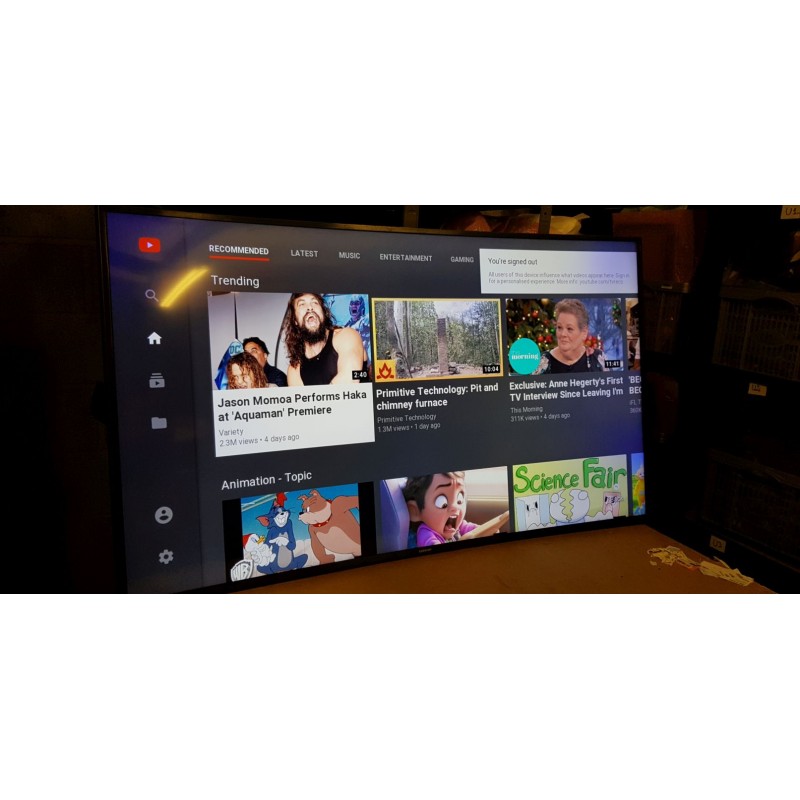 Samsung Curve TV 55" UE55JU6740UXXU small scratches works well ELTV010_18